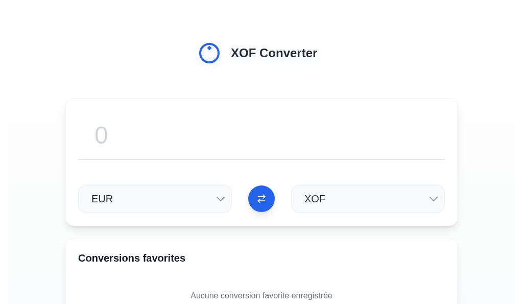 XOF Converter | Ndiaga Ndiaye